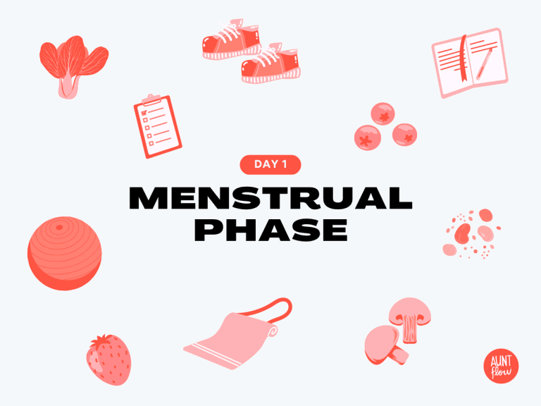 The First Phase of Menstruation: The Menstrual Phase | Aunt Flow